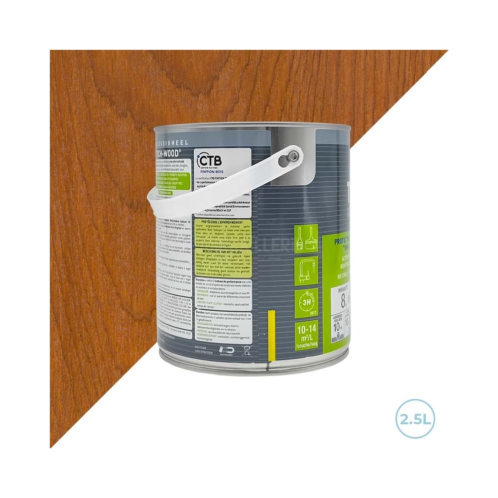 🎯 Protégez et sublimez avec Blanchon lasure tech-wood chêne clair 2,5L